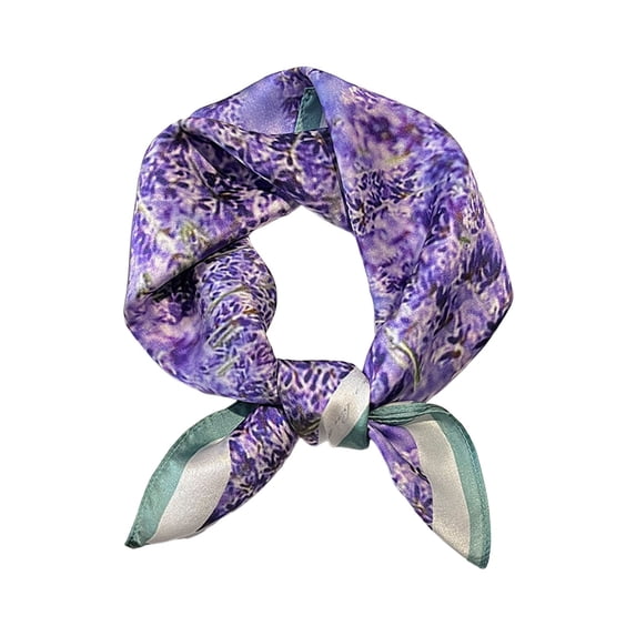 Landzoo One Silk Neck Scarf 21"x21" Small Square Scarfs For Women ...