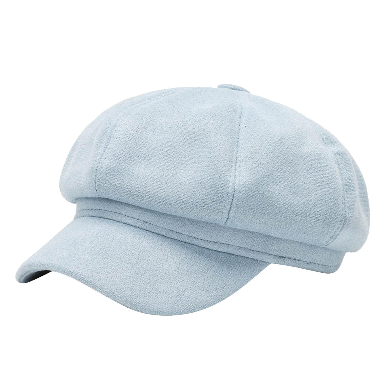 Landzoo One Solid Color Eight Panel Beret Hat For Small Face And ...