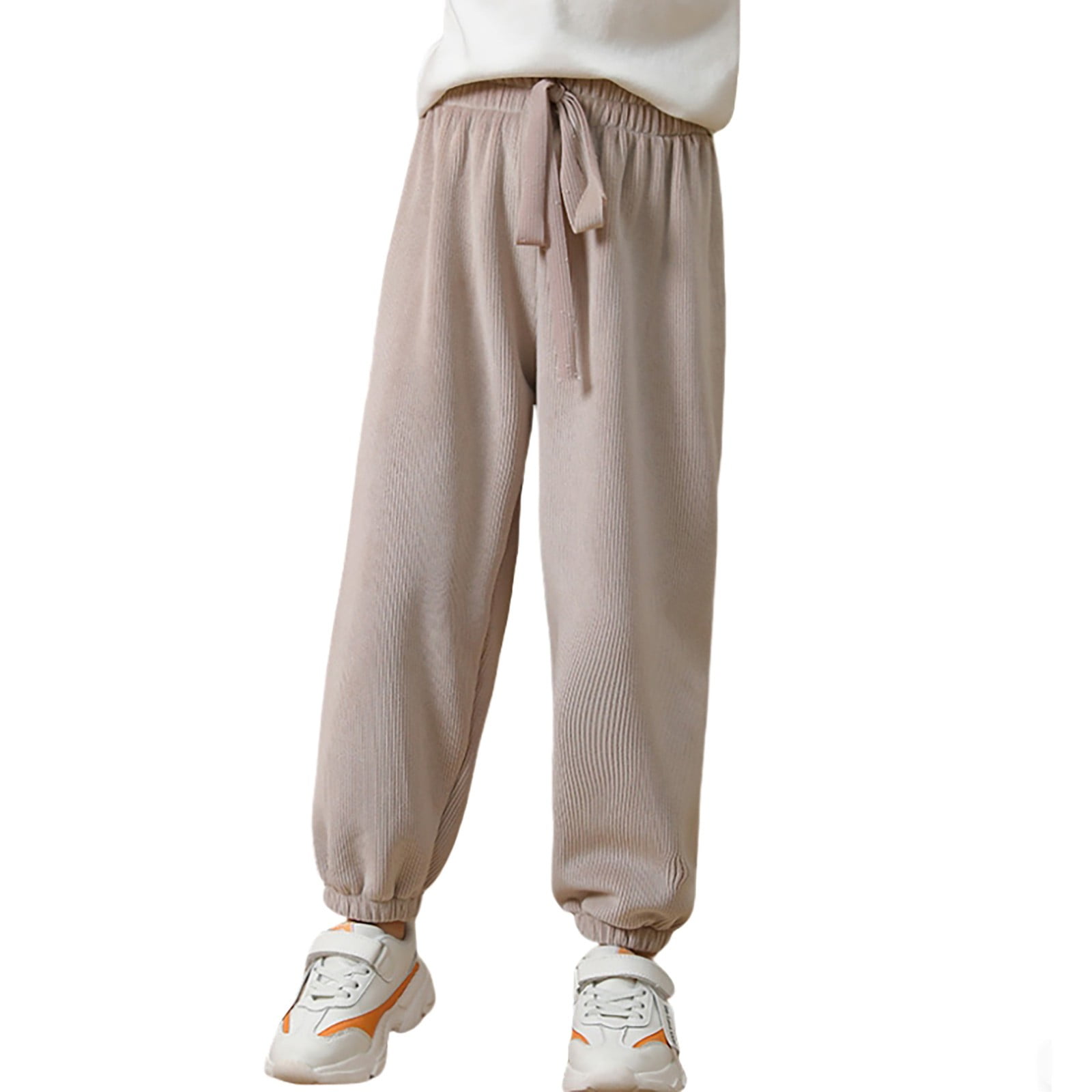 Landzoo One Winter Girls Pants Fleece Lined Thickened Warm Loose Fit ...