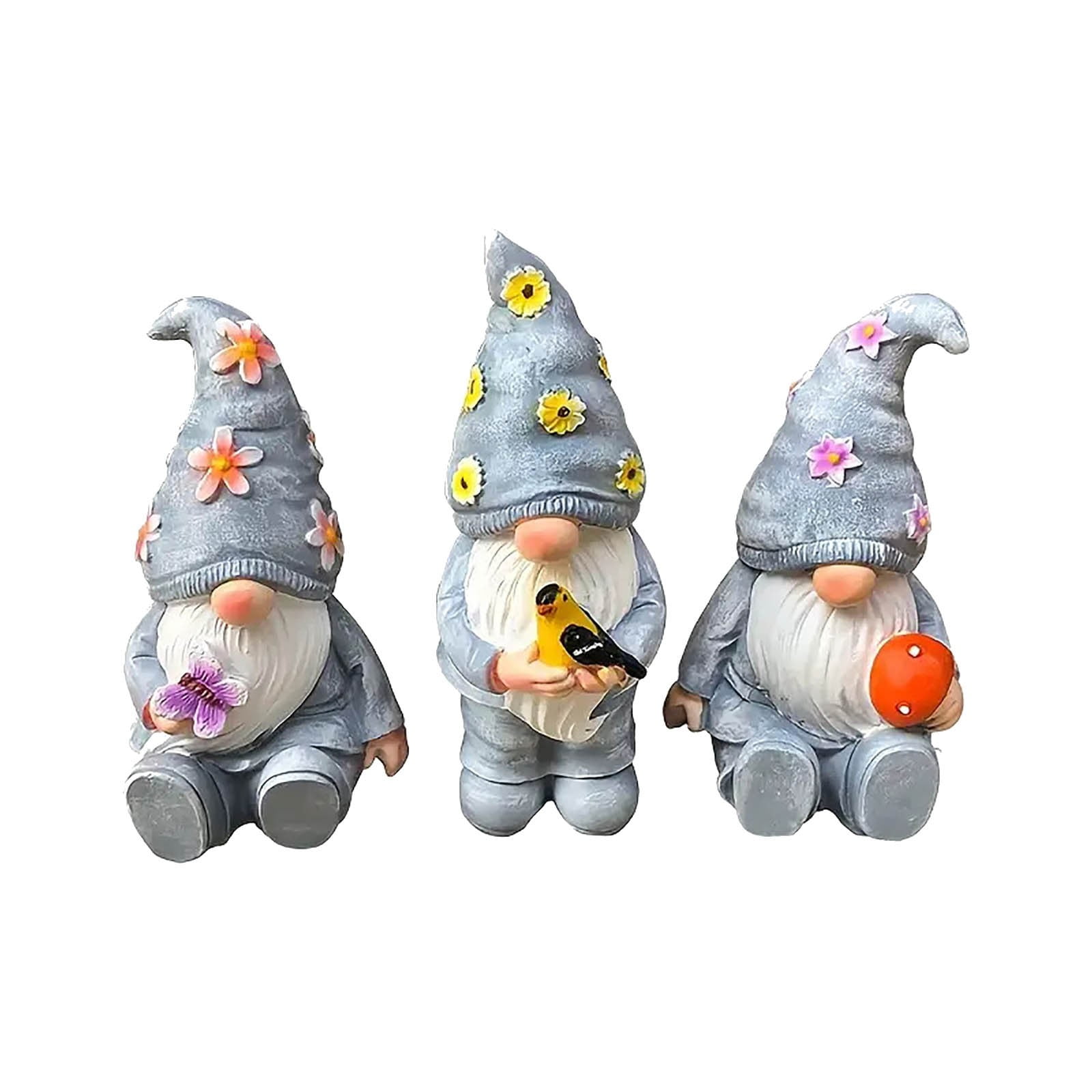 Landzoo Tiny Of Dwarf Figurines Set Resin Craft Ornaments Enchanting ...