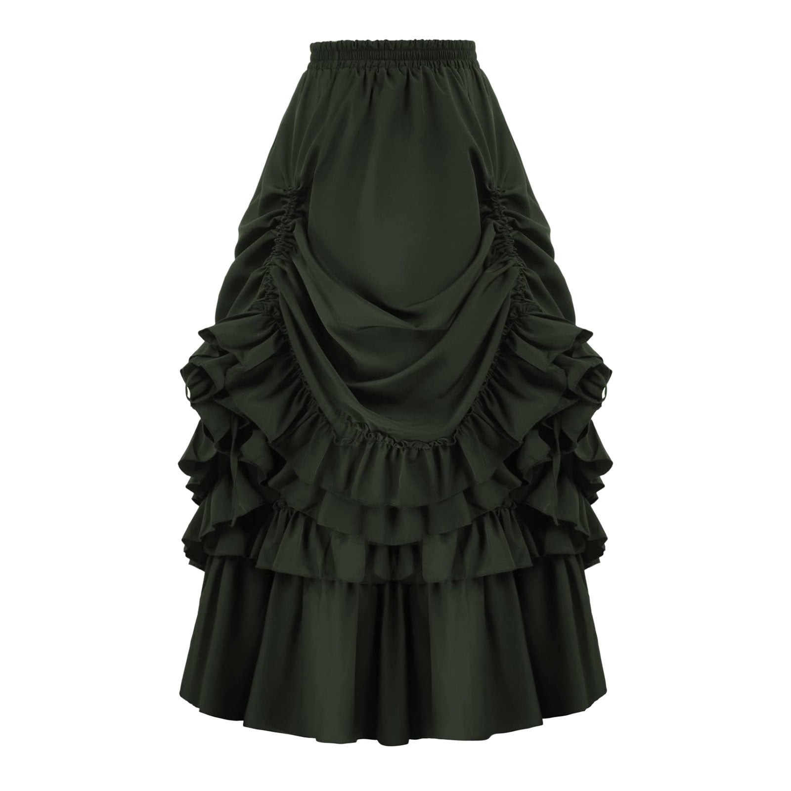 MQLKF Women's Retro Gothic Skirt Versatile Casual Unique Clothes ...