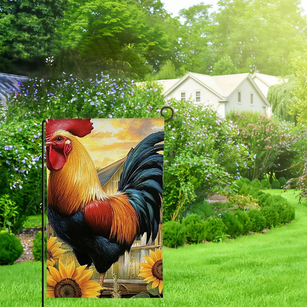 Lane Fancy Rooster Flag - Walmart.com