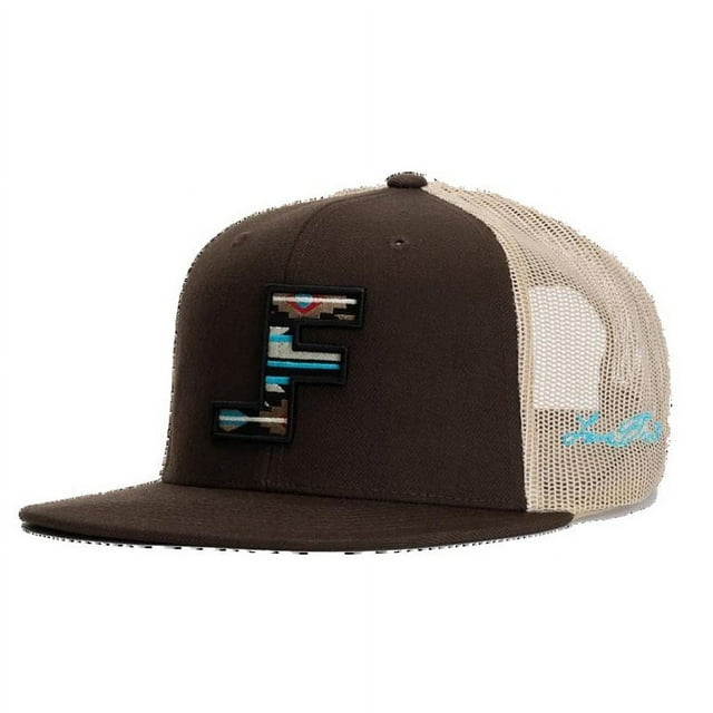 Lane Frost Brown Khaki 3D Aztec Logo - Hats Cap - Bronc - Walmart.com