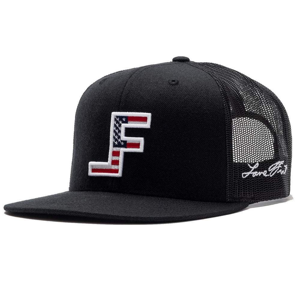 Lane Frost Black Usa Flag Lf - Hats Cap - Patriot - Walmart.com