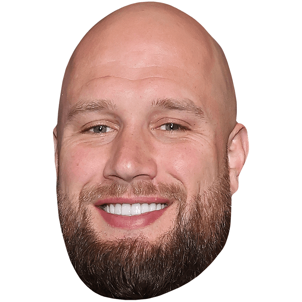 Lane Johnson (Beard) Big Head. Larger than life mask. - Walmart.com
