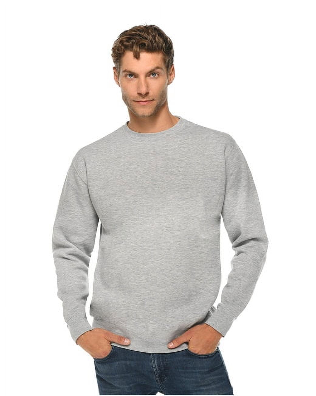 Lane Seven Unisex Premium Crewneck Sweatshirt S Heather Grey - Walmart ...