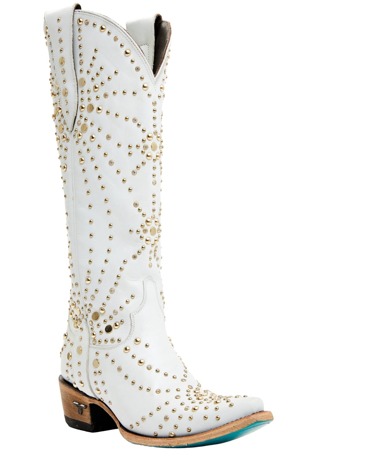 Lane Women's Boot Barn X Sparks Fly Satin Pearl Western Bridal Snip Toe ...