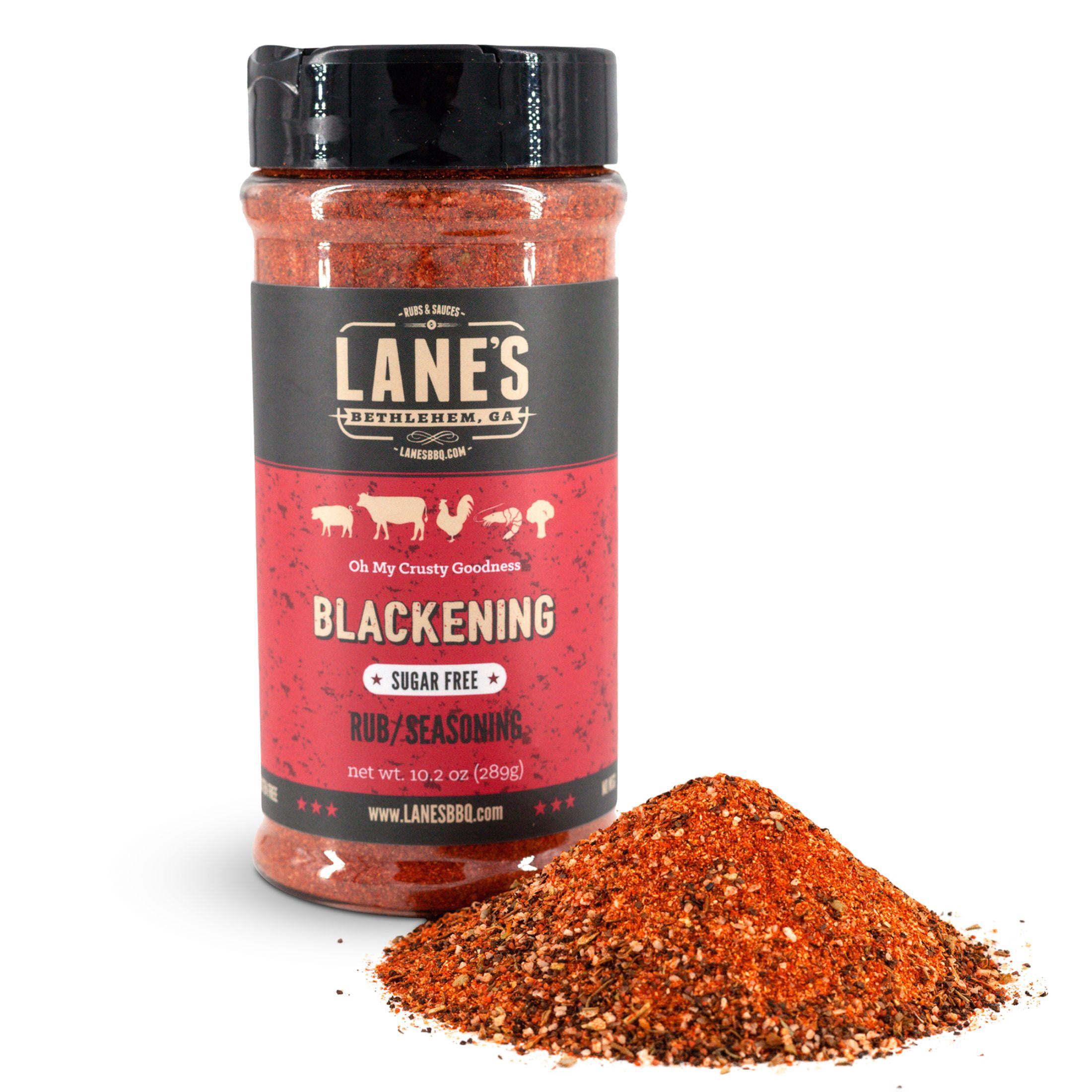 Lane's Blackening Rub | Cajun Seasoning - 10.2oz - Walmart.com