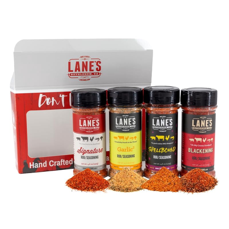 Lane's Don't Be A Chicken HYZ01 Gift Set, All-Natural 4 Rubs Gift Set ...