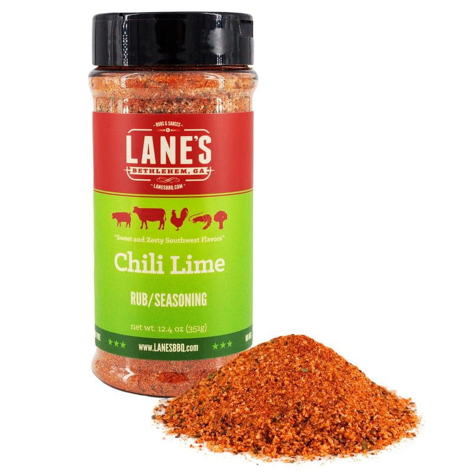 Lane's Chili Lime Seasoning, SBF3 All-Natural Chili Lime Pepper ...