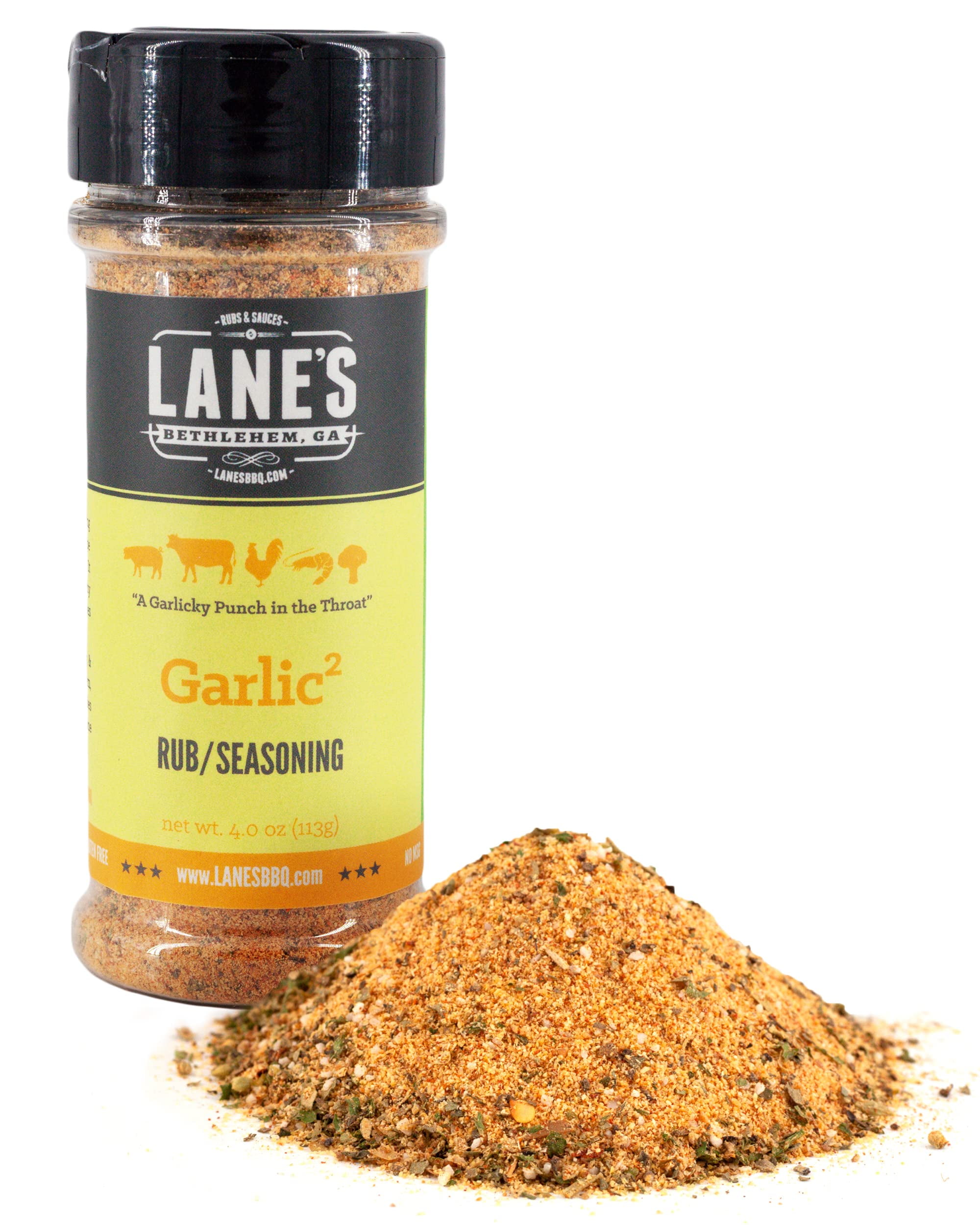 Lane's Garlic² Seasoning - CM31 All Natural Garlic Powder Seasoning ...