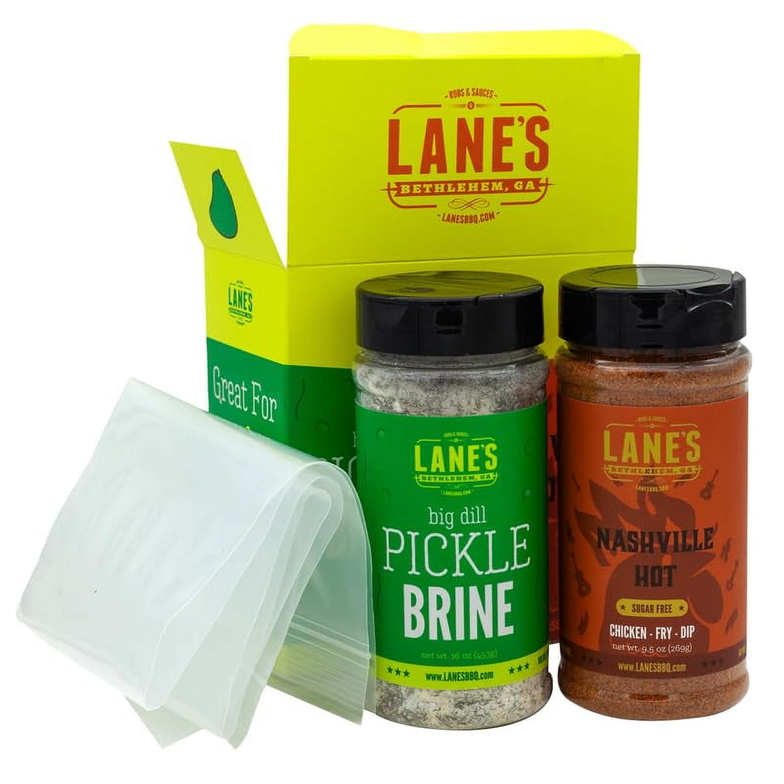 Lane's Pickle Brine Seasoning TMA2 Bundle with Nashville Hot Chicken ...