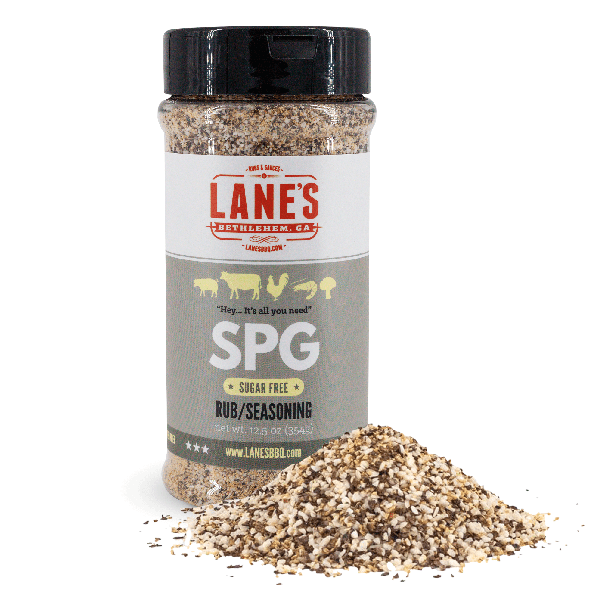 Lane's SPG Seasoning & Rub | Salt, Pepper, Garlic - 12.5oz - Walmart.com