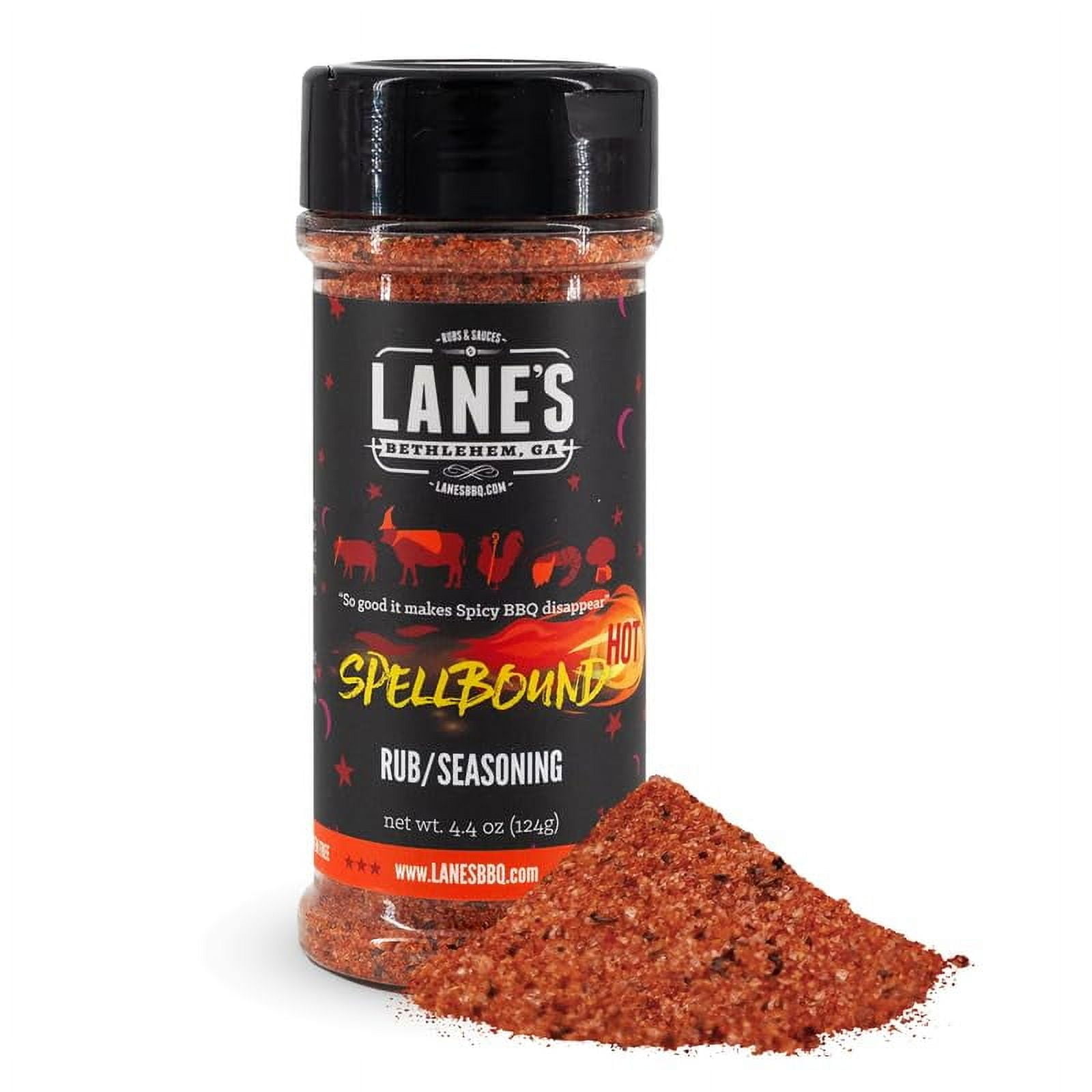 Lane's Spellbound Hot Sweet DMF15 and Spicy Pork Rub Seasoning, All ...