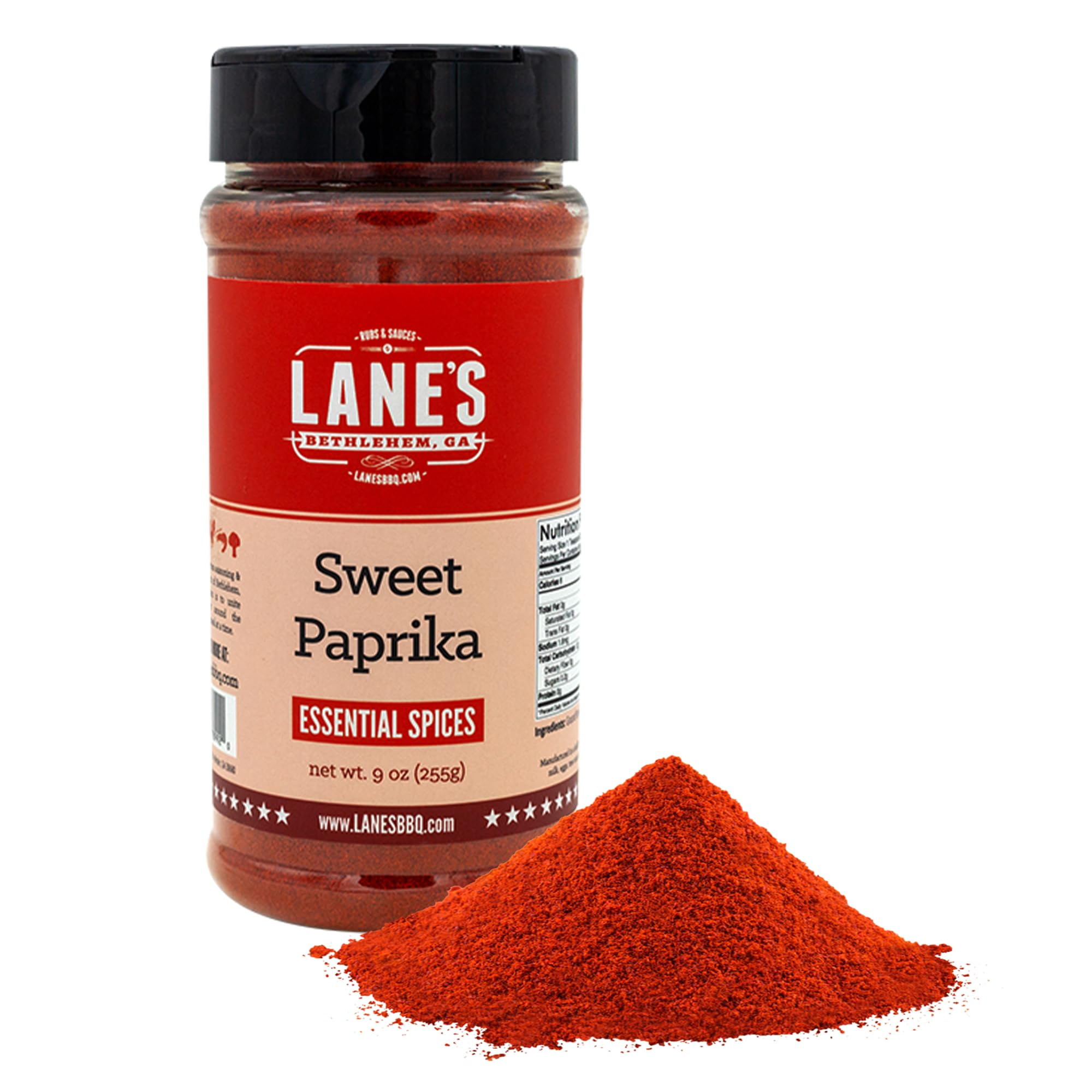 Lane's Sweet Paprika Powder, VTF5 All-Natural Smoked Paprika Sweet ...
