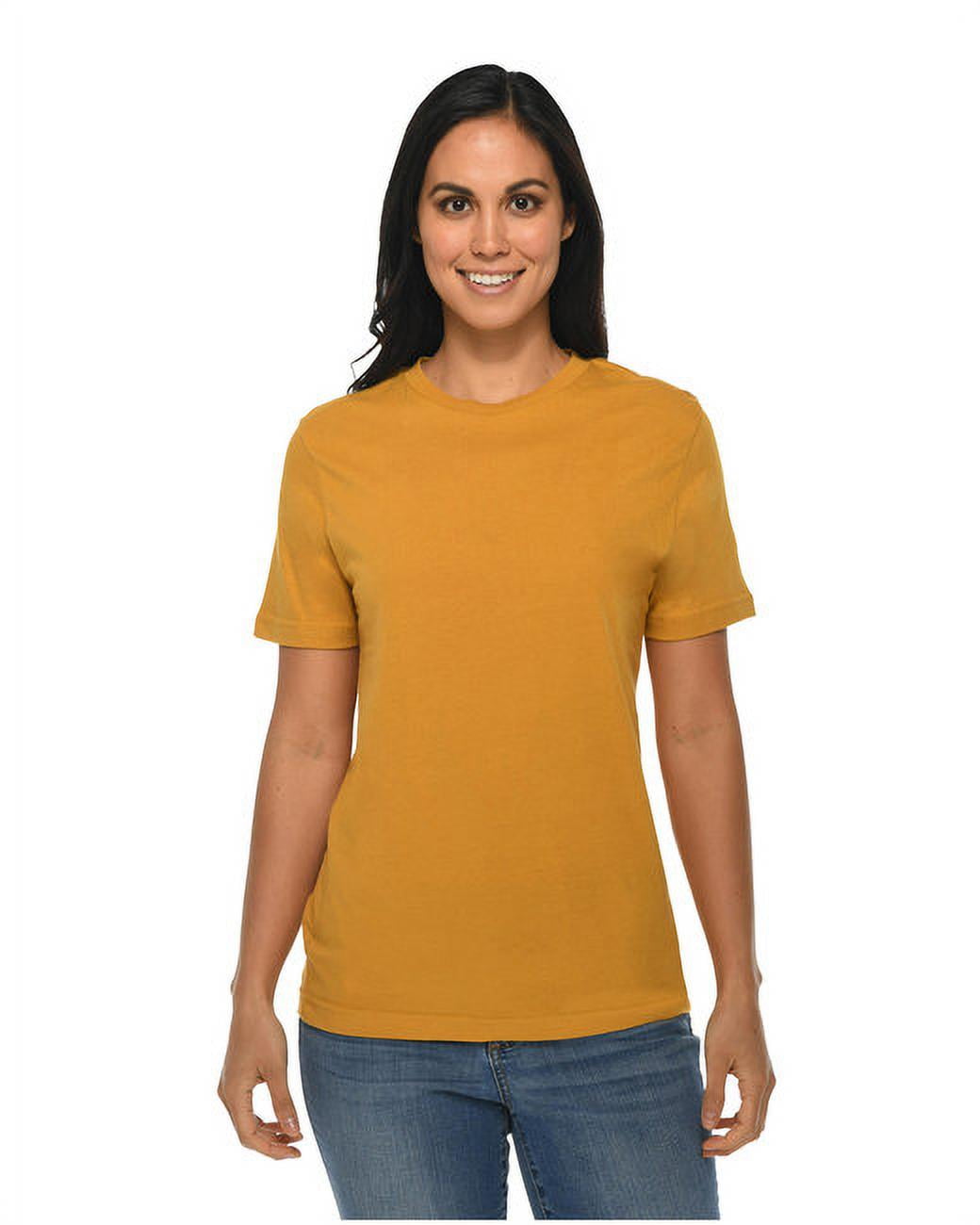 Lane Seven Unisex Deluxe T-Shirt M Mustard - Walmart.com