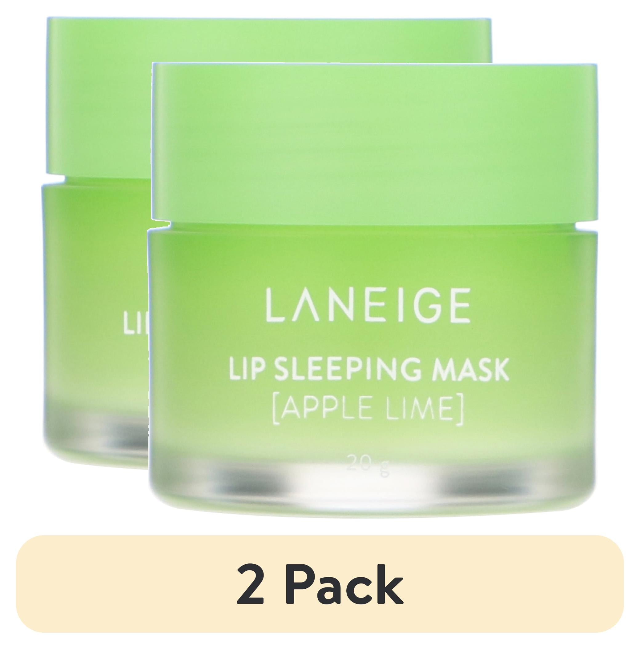 (2 pack) Laneige Lip Sleeping Mask Apple Lime 20g - Walmart.com