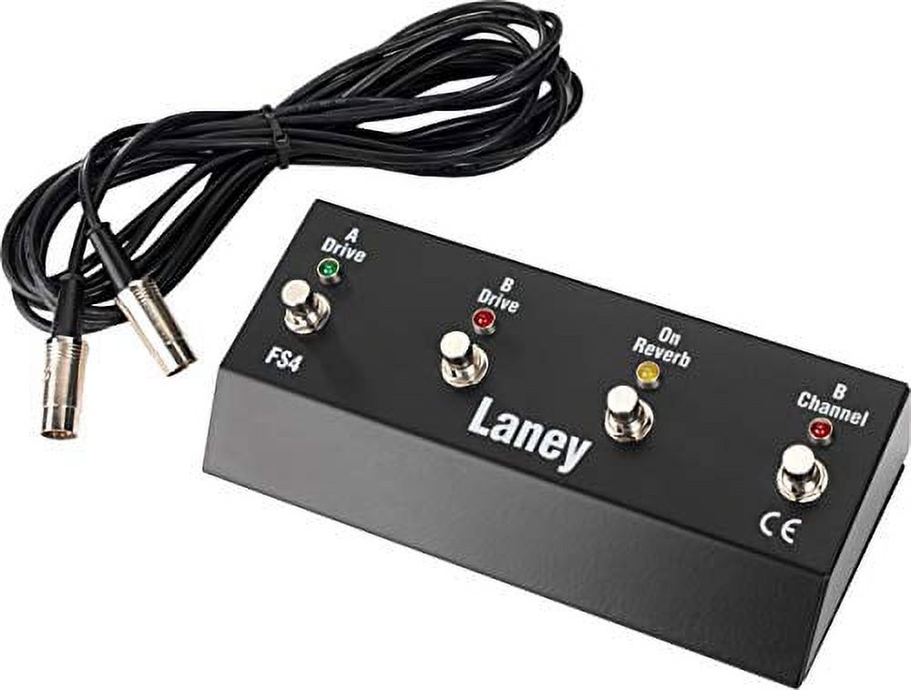 Laney Amplifier Footswitch, Black (FS4) - Walmart.com