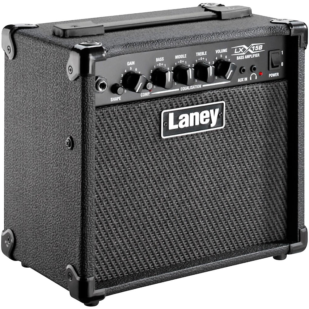 Laney 15 Watt Bass Guitar Combo Amplifier w/ 2 x 5" Woofers - LX15B ...
