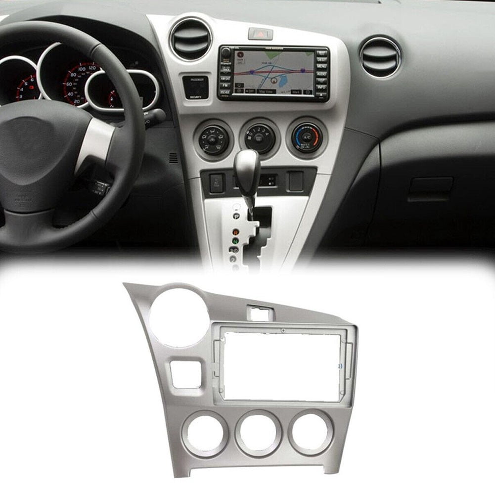 Lanfini 9 Inch Car Radio Stereo Fascia Frame Panel Silver for Toyota ...