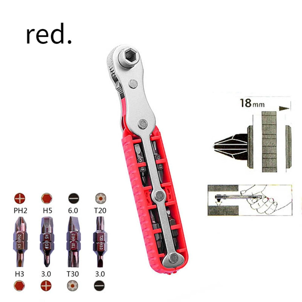 Lanfini Bidirectional Ratchet Screwdriver with 36-Tooth Gear, Right ...