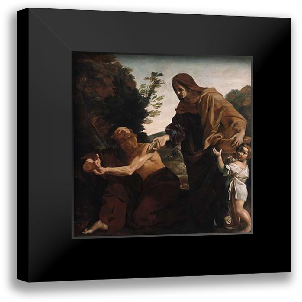 Lanfranco, Giovanni 15x15 Black Modern Framed Museum Art Print Titled ...