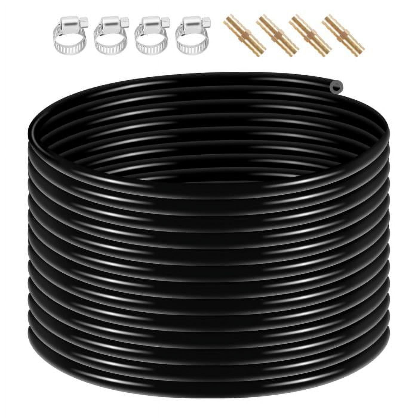 Lanfys 30 M Weighted Self-Sinking Tubing, Plastic Water Pipes with 4 ...