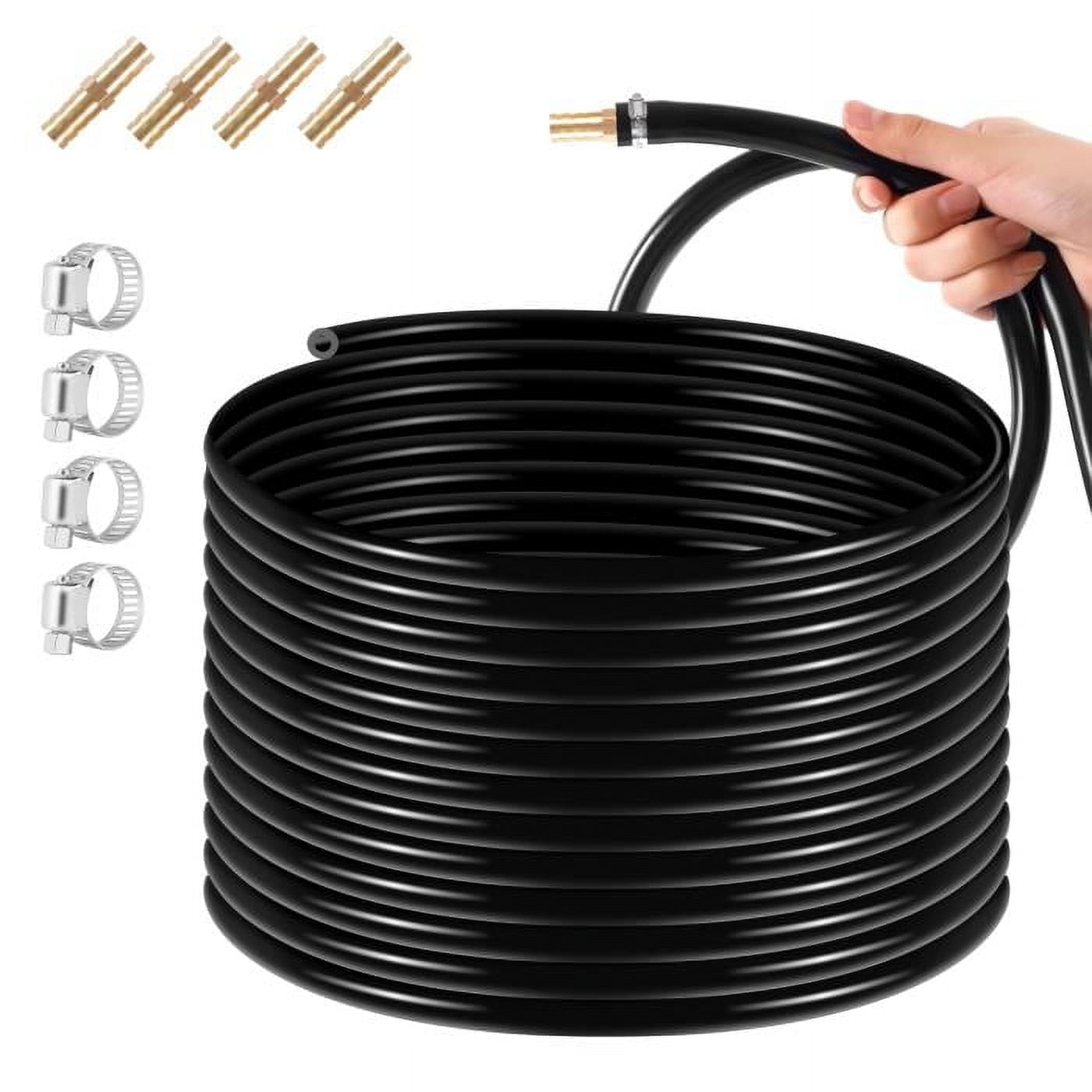 Lanfys Weighted Self-Sinking Tubing, 30 M Heavy Duty Plastic Water ...