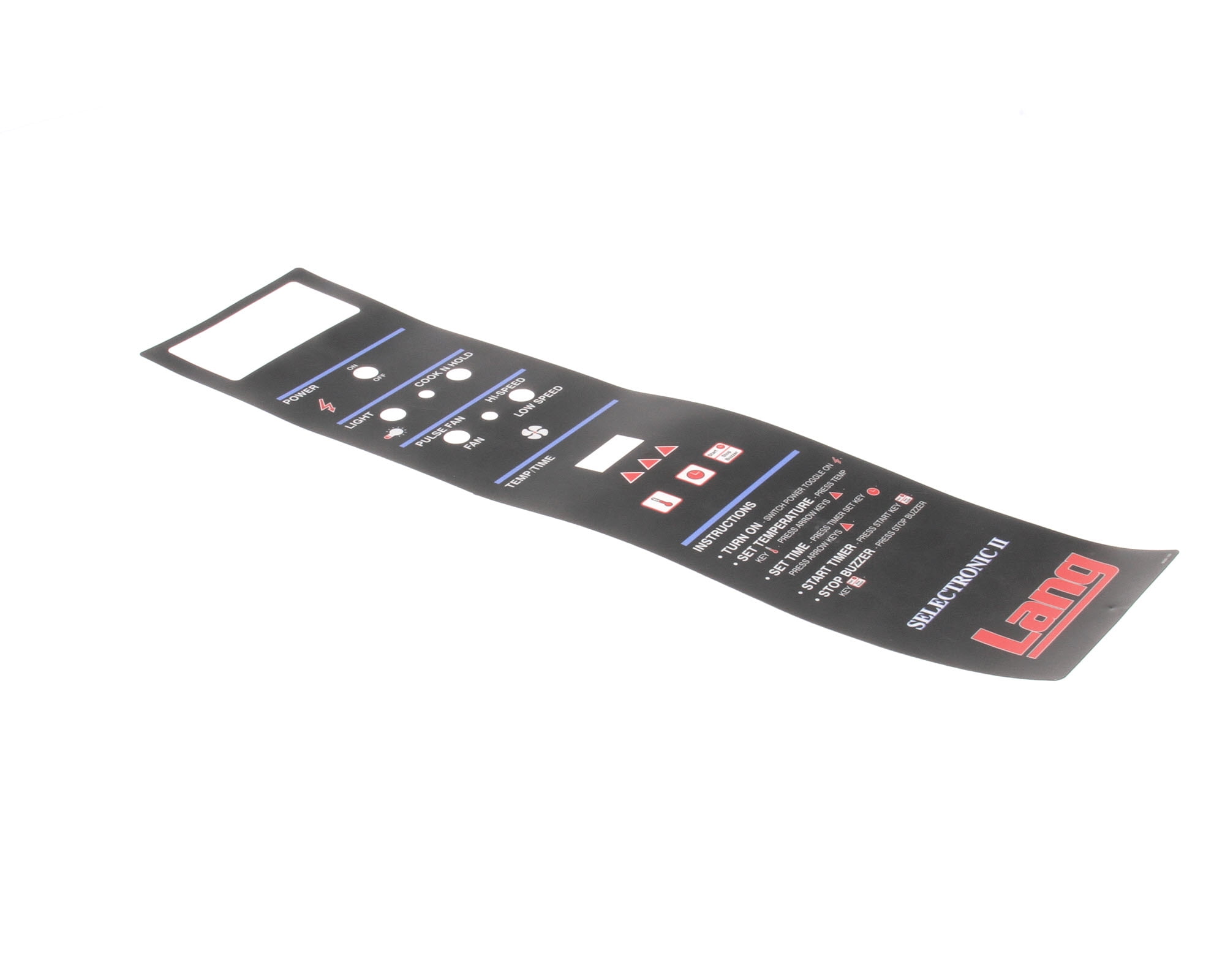 Lang 2M-60301-102 Control Panel Label, CH Pulse, 9" Height, 9" Width, 7 ...
