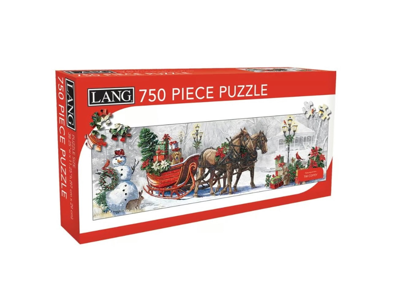 Lang 750PC Sleigh Bells Ring Panoramic Jigsaw Puzzle - Walmart.com