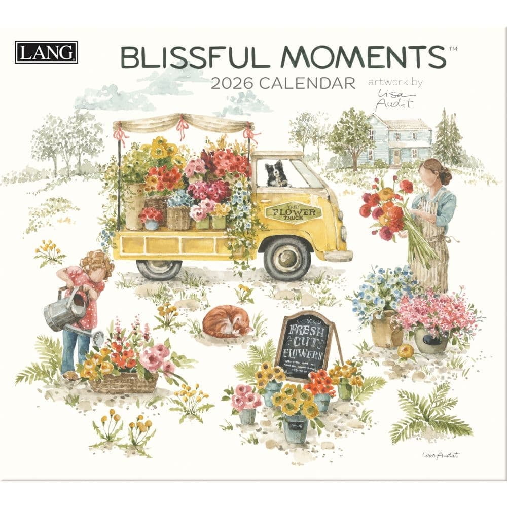 Lang Companies, Blissful Moments 2026 Wall Calendar by Lisa Audit, 13.4 ...