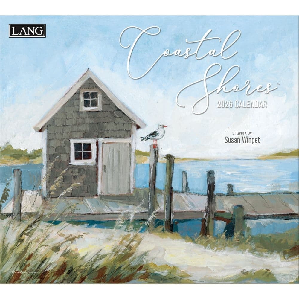 Lang Companies, Coastal Shores 2026 Wall Calendar by Susan Winget, 13.4 ...