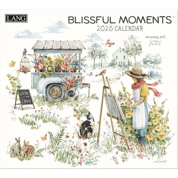 Lang Brands, LLC, Blissful Moments by Lisa Audit 2025 Wall Calendar ...