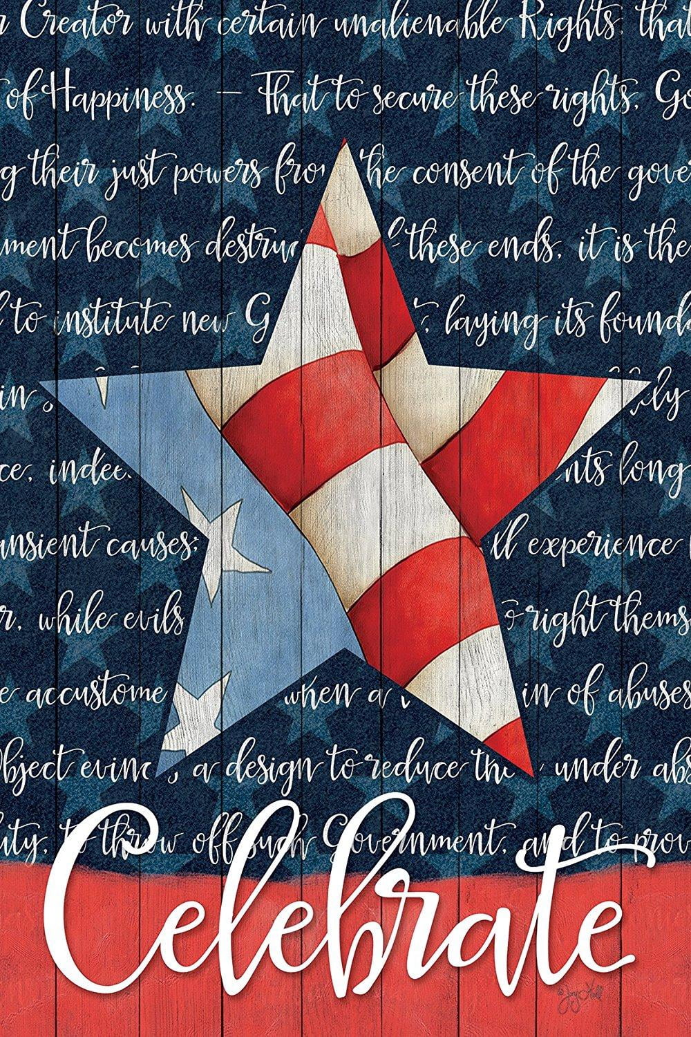 Lang Companies, Celebrate outdoor Flag-Mini - 12 x 18 by Joy Hall ...