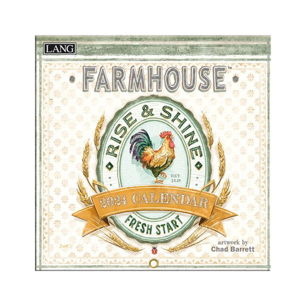 Lang Companies, Farmhouse 2024 Mini Wall Calendar - Walmart.com