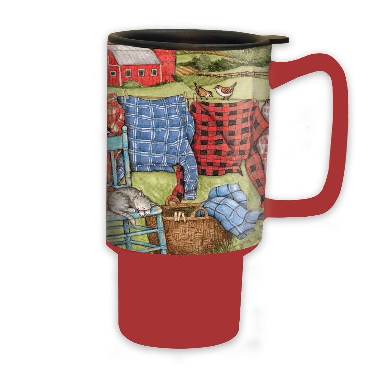 Lang Companies, Favorite Flannel Lang Travel Mug by Susan Winget ...