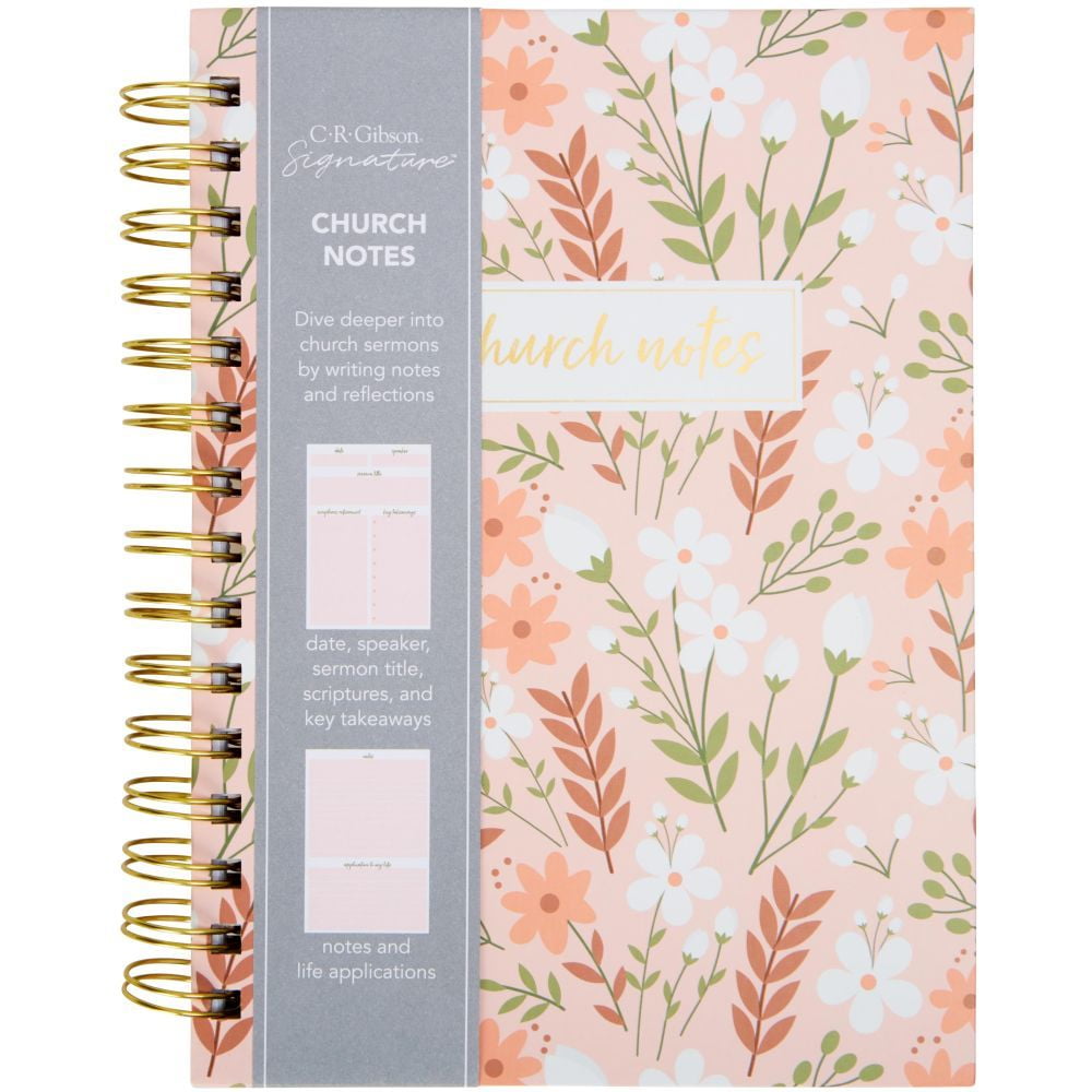 Lang Companies, Floral Church Spiral Notebook - Walmart.com