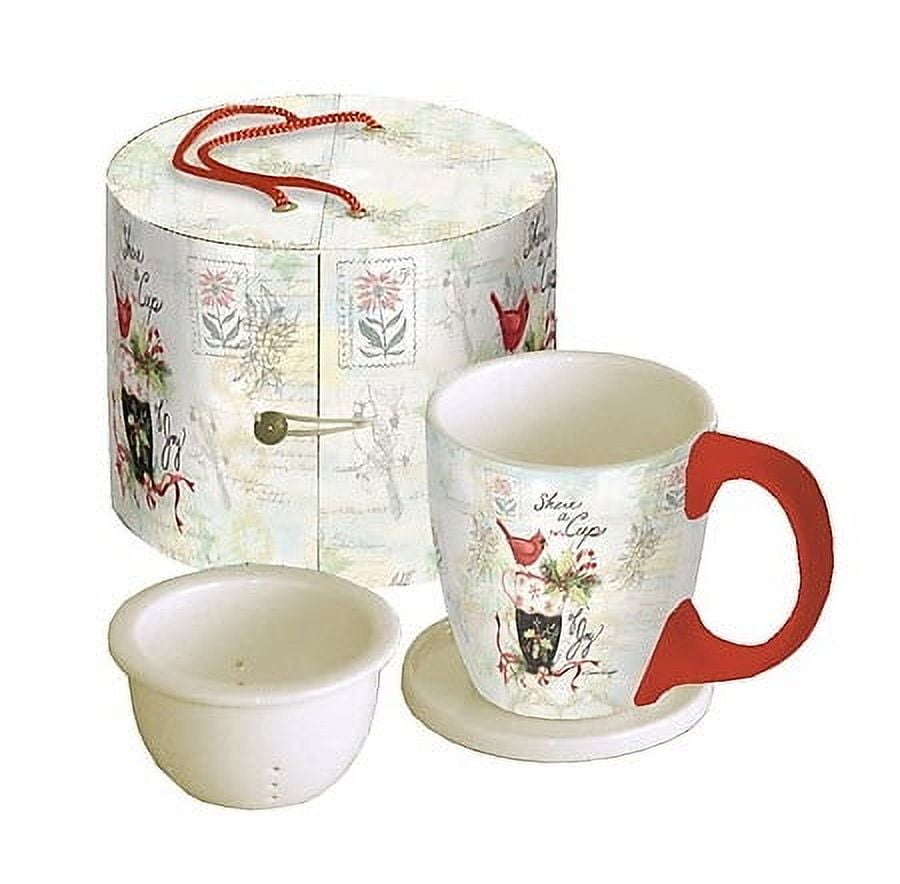 Lang Companies, Holiday Tea Tea Cup Set by Susan Winget - Walmart.com