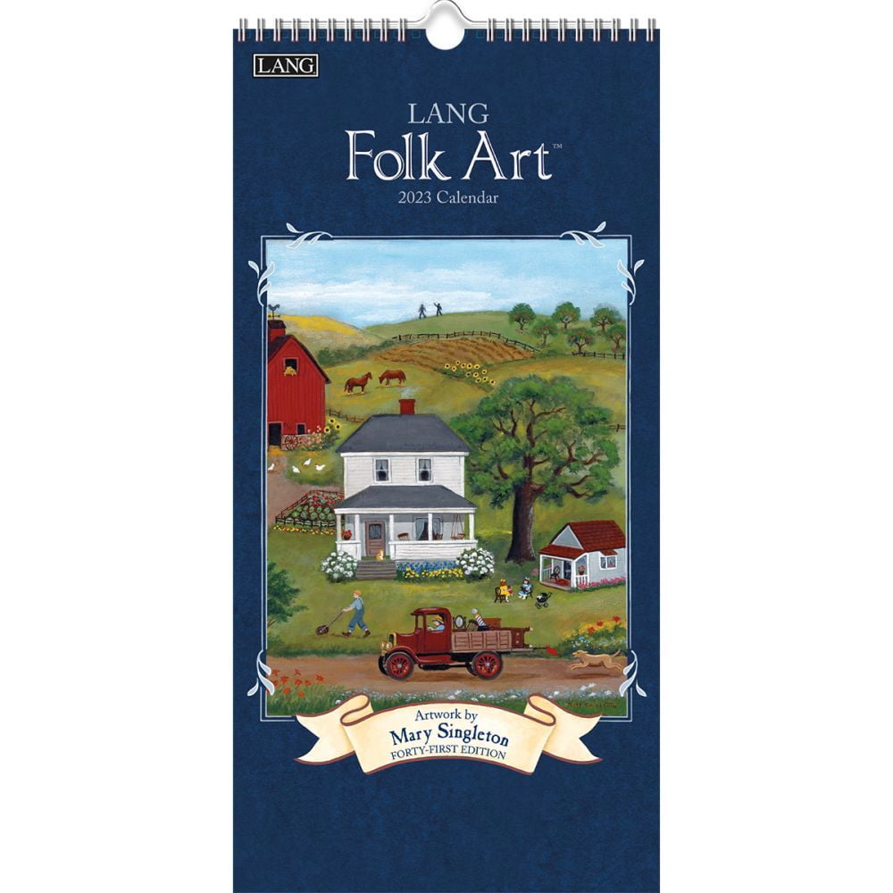 Lang Companies, Lang Folk Art 2023 Vertical Wall Calendar - Walmart.com