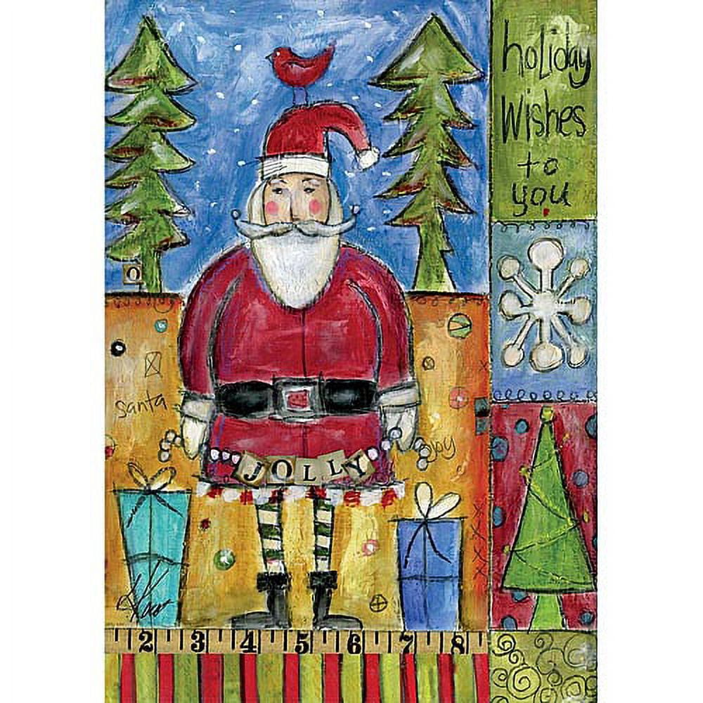 Lang, Lisa Kaus Holiday Wishes Large Garden Flag - Walmart.com