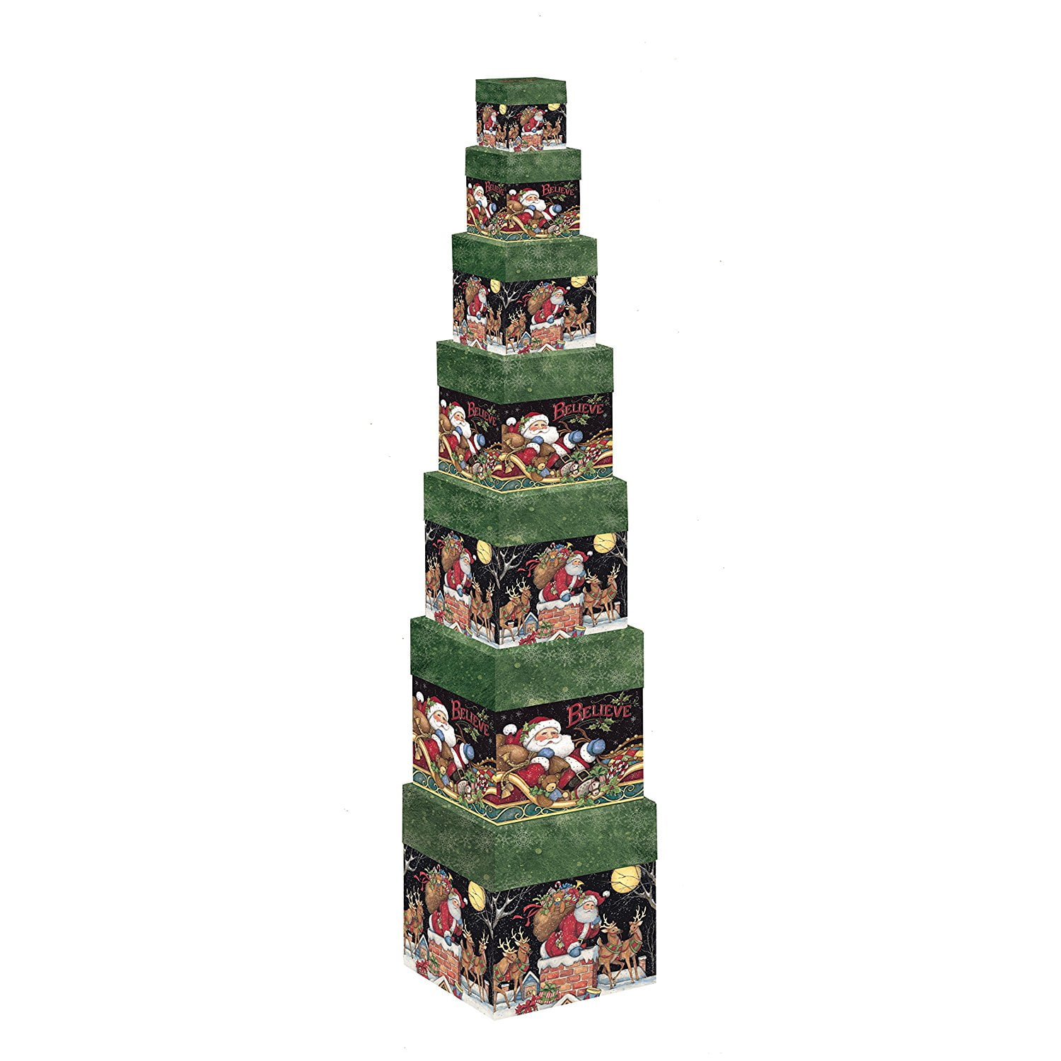 Lang Companies, Santa Believe Decorative Boxes by Susan Winget ...