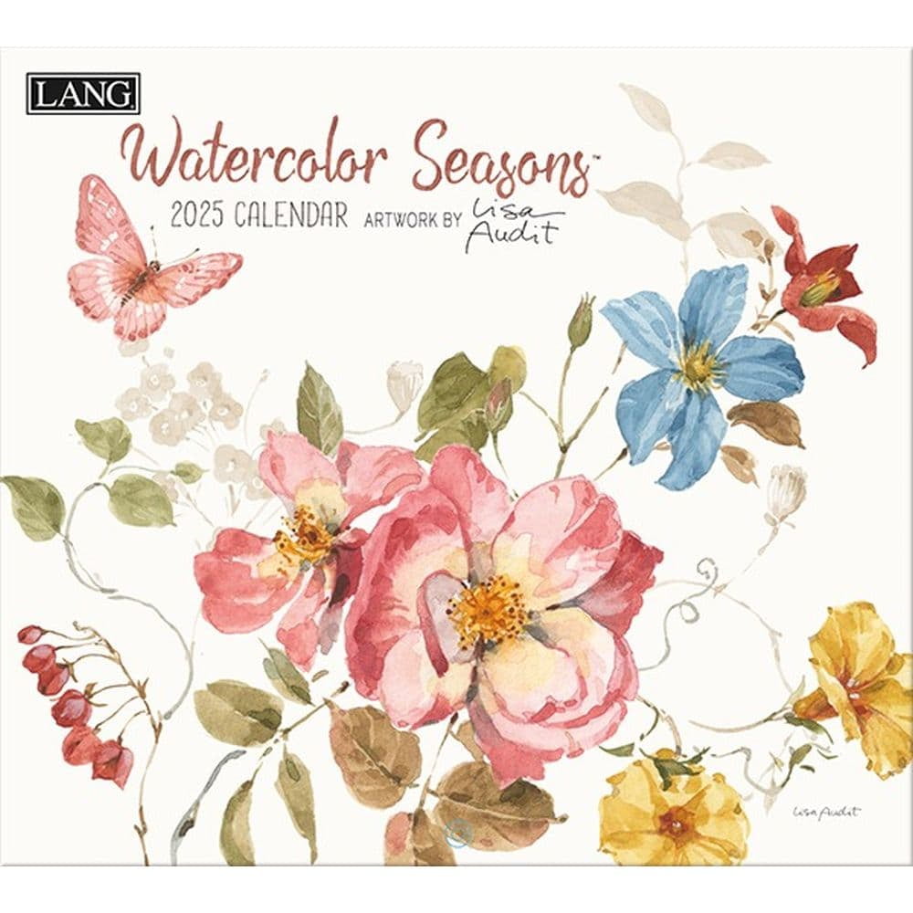 Lang Companies, Watercolor Seasons by Lisa Audit 2025 Wall Calendar ...