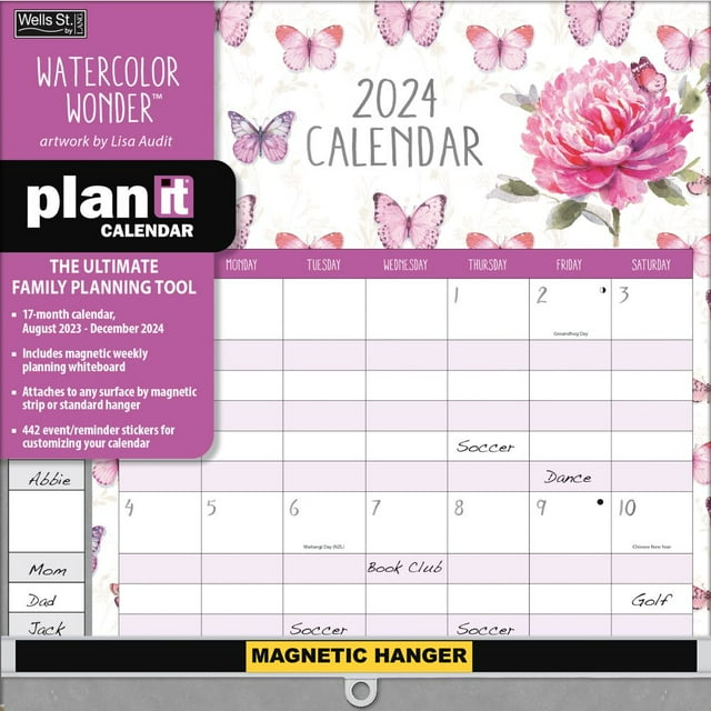 Lang Companies, Watercolor Wonder Plan-It 2024 Calendar - Walmart.com
