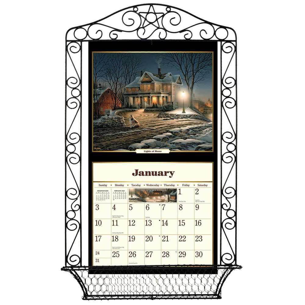 Lang Companies, Wrought Iron Calendar Frame - Walmart.com