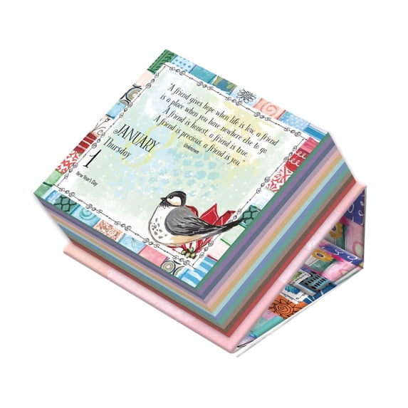 Lang Brands, LLC, For A Dear Friend 2026 Mini Desk Calendar, 3.25'' X 3 ...