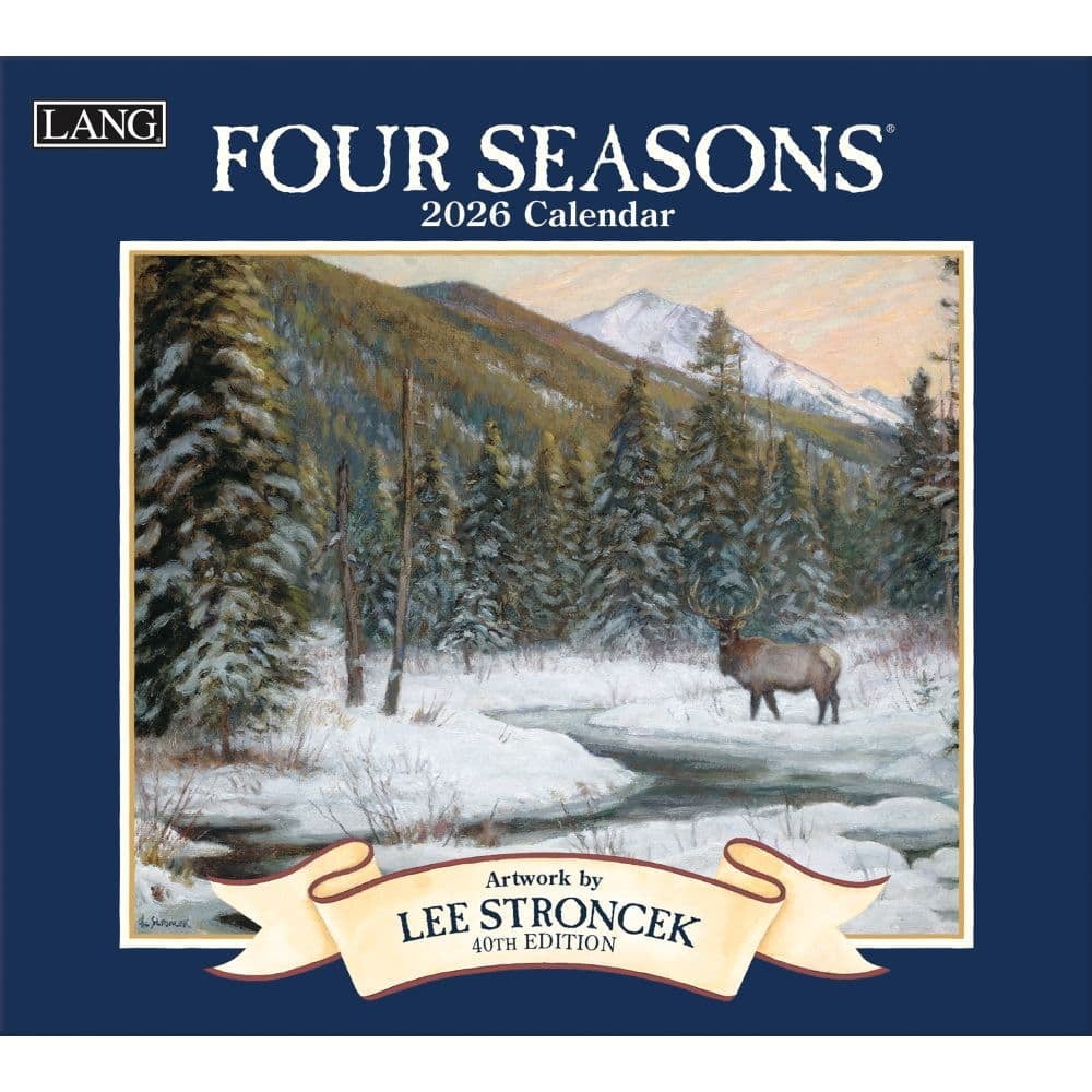 Lang, Four Seasons 2026 Wall Calendar by Lee Stroncek, 13.4'' X 12 ...