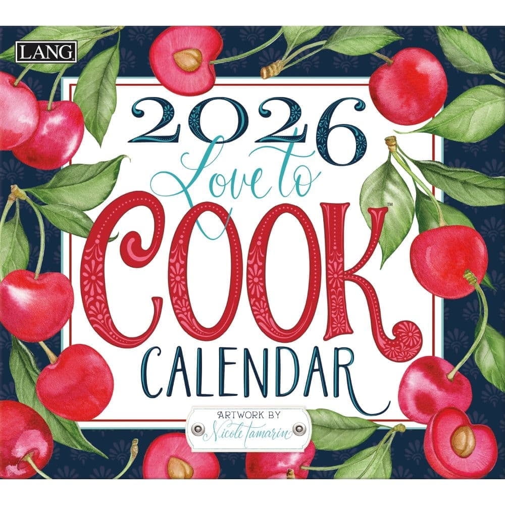 Lang Companies, Love to Cook 2026 Wall Calendar by Nicole Tamarin, 13.4 ...