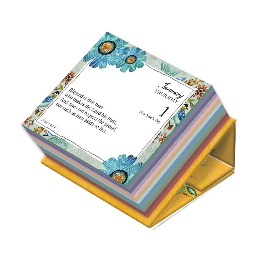Lang Companies, Psalms 2026 Mini Desk Calendar, 3.25'' X 3.38'', Daily Calendar with Adhesive ...