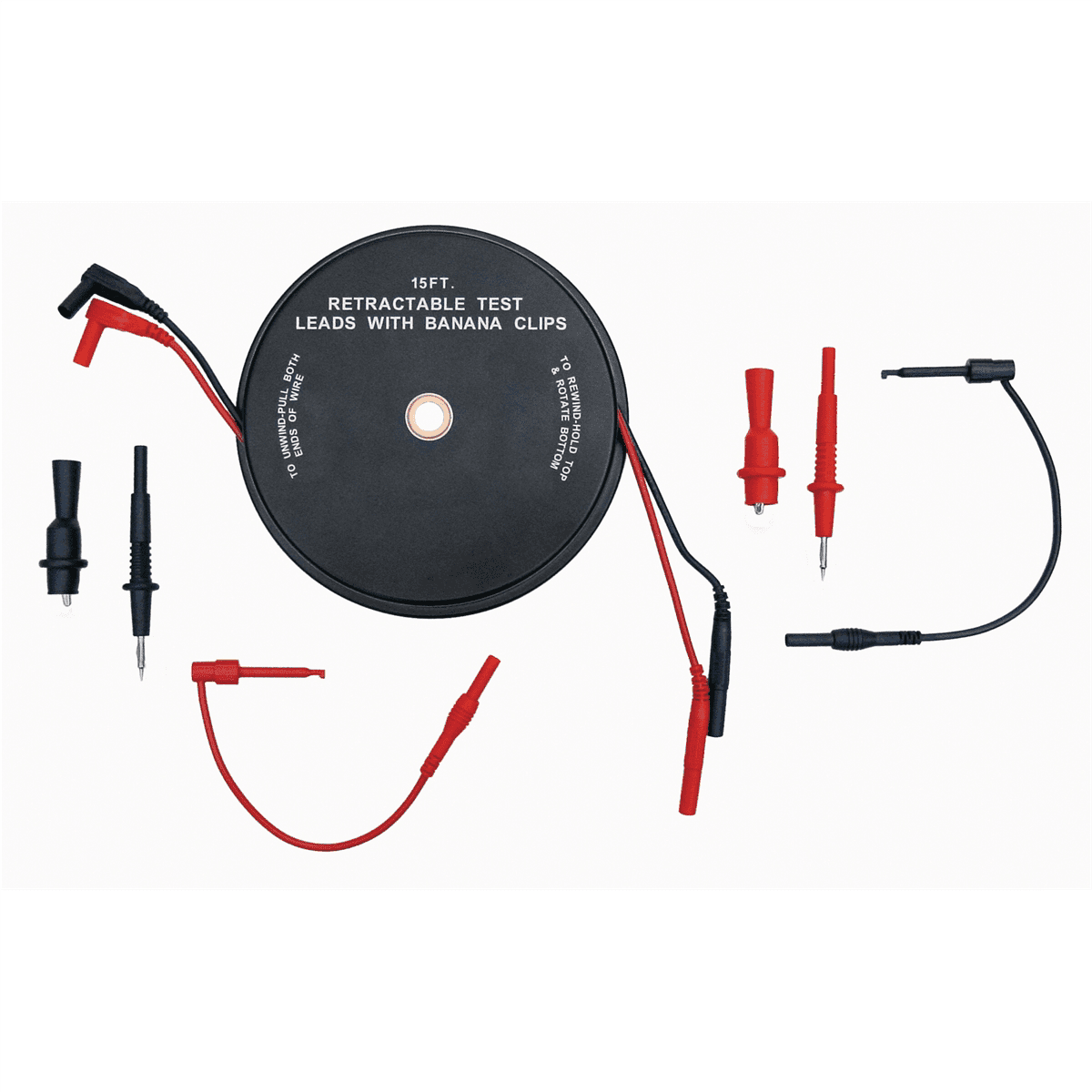 Lang Tools 1176 7 Piece Retractable Test Lead Set - Walmart.com