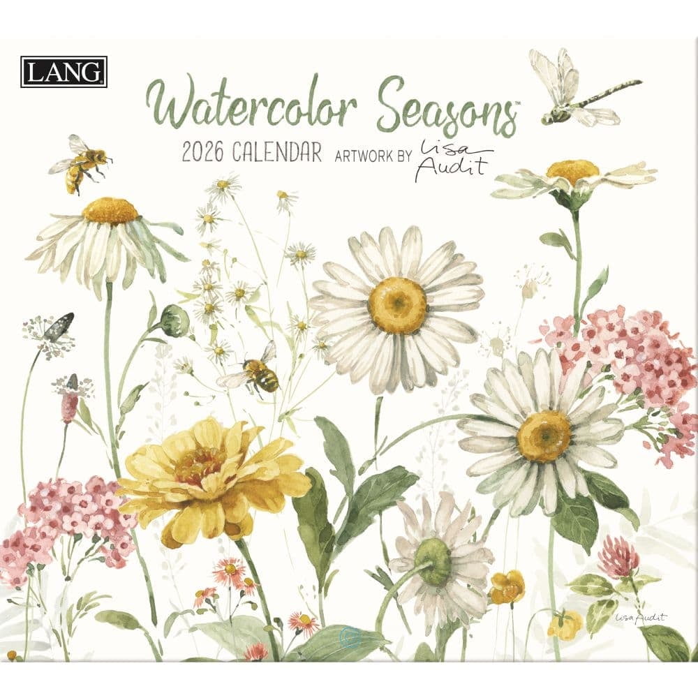 Lang Companies, Watercolor Seasons 2026 Wall Calendar by Lisa Audit, 13 ...